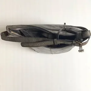 Born | Bags | Born Vintage Distressed Leather Hobo Crossbody Satchel ...